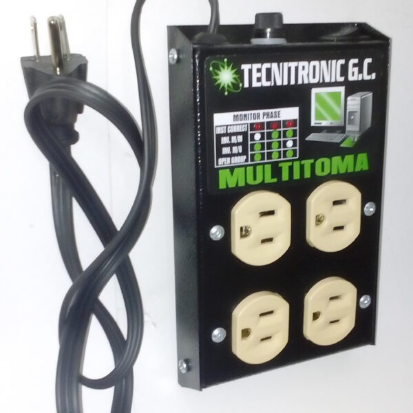 MULTITOMA DE 4 – 6 PUESTOS – Tecnitronic Reguladores